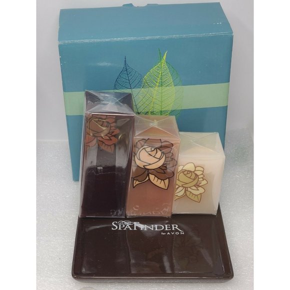 Avon | Accents | Vintage Avon Spafinder Three Piece Square Pillar ...